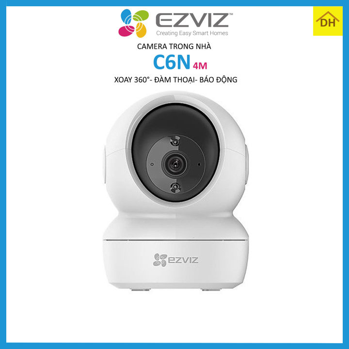 Camera EZVIZ C6N 4M 2k Xoay 360 Độ- Đàm Thoại 2 Chiều- Báo Động Chống Trộm- Wifi Trong Nhà Chính ...