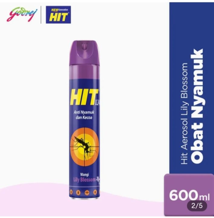 Hit AEROSOL original LILY BLOOSOM 600ML,obat nyamuk semprot harga ...