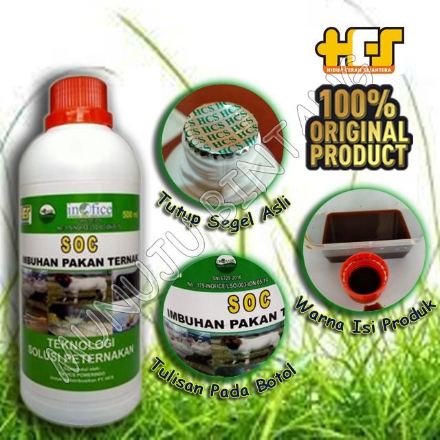 [Ready]~soc Imbuhan pakan ternak soc suplemen vitamin ternak | Lazada ...