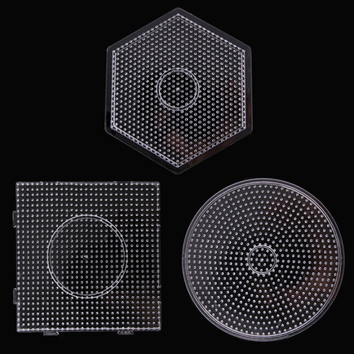 7 Types 5mm Practical PE Clear Square Melting Bead Large Pegboards ...