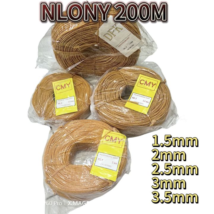 [Hot style]NYLON ROPE Polyethylene Rope chamber pamo shar 1 1/2mm,2mm,2 ...
