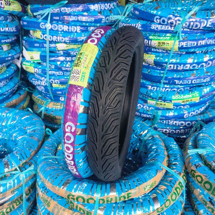 🔥 ยางนอก 80/90-14 / 90/90-14 ลายCity H571 ยี่ห้อ Goodride ยางไทยคุณภาพดี💯% *แบบใช้ยางใน *ราคาต่อ ...