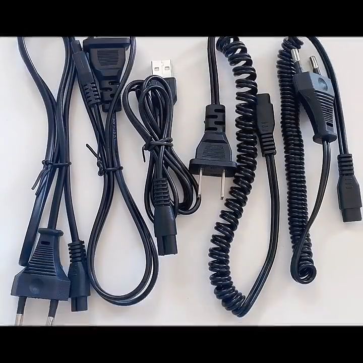 Kabel Power Angka 8 Adapter Kabel Cas Charger USB Portable Untuk Alat ...