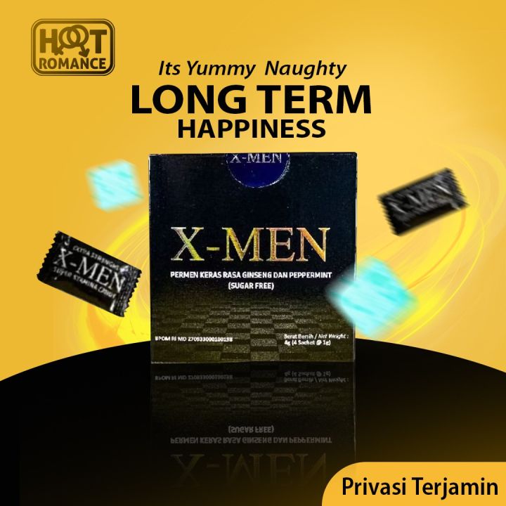 X Men Permen Ginseng 1 Box BPOM - Permen Kesehatan Pria X-Men - Permen ...