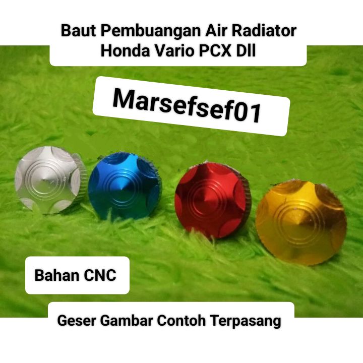 Baut Pembuangan Air Radiator Vario 125 Vario 150 Vario 160 PCX Baut CNC ...