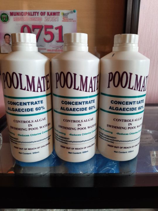 Poolmate (Algaecide 60%) Controls Algae in Swimming pool | Lazada PH