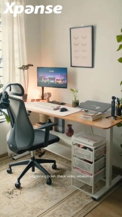 【30-Day Free Trial】Xpanse Electric Lift Table Set Computer Office Desk ...