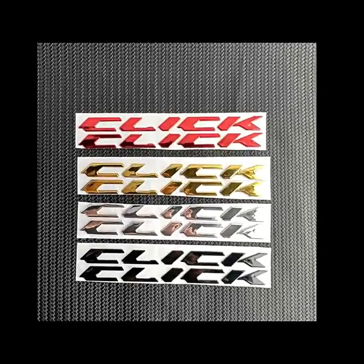 Stiker Click Vario 125I 150I New 3D Emblem Click 125 150 Stiker Tulisan ...