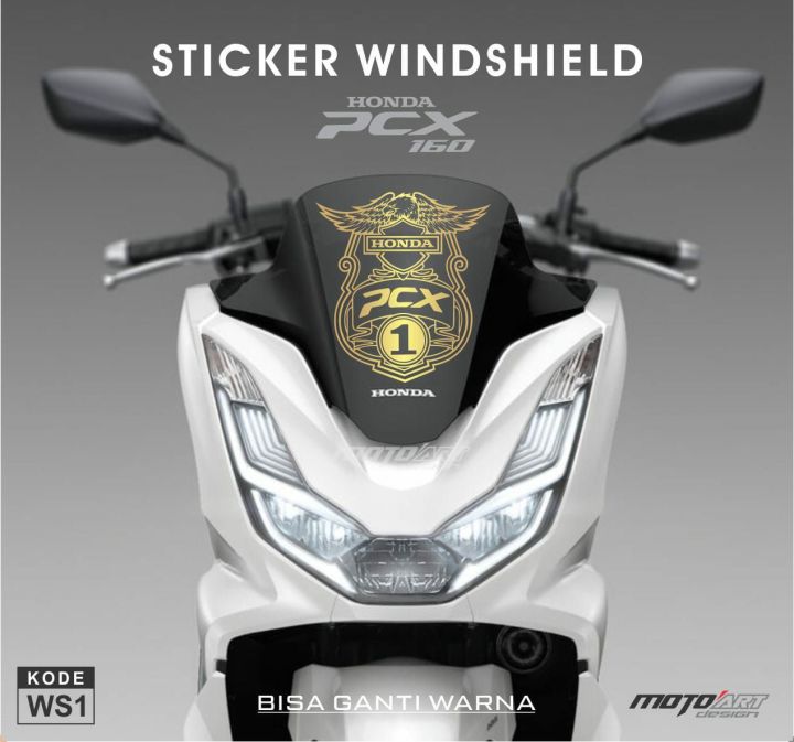 Cutting Sticker Windshield PCX 160 Stiker Tameng Depan | Lazada Indonesia