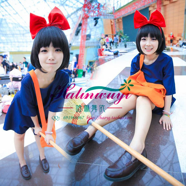 Japanese Anime Kiki's Delivery Service Cosplay Witch Kiki Cosplay ...