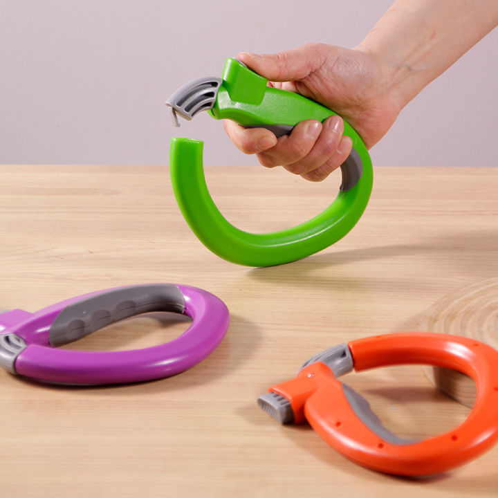 Portable Food Lifting Handy Gadget Vegetable Carrier Plastic Bag Handle ...