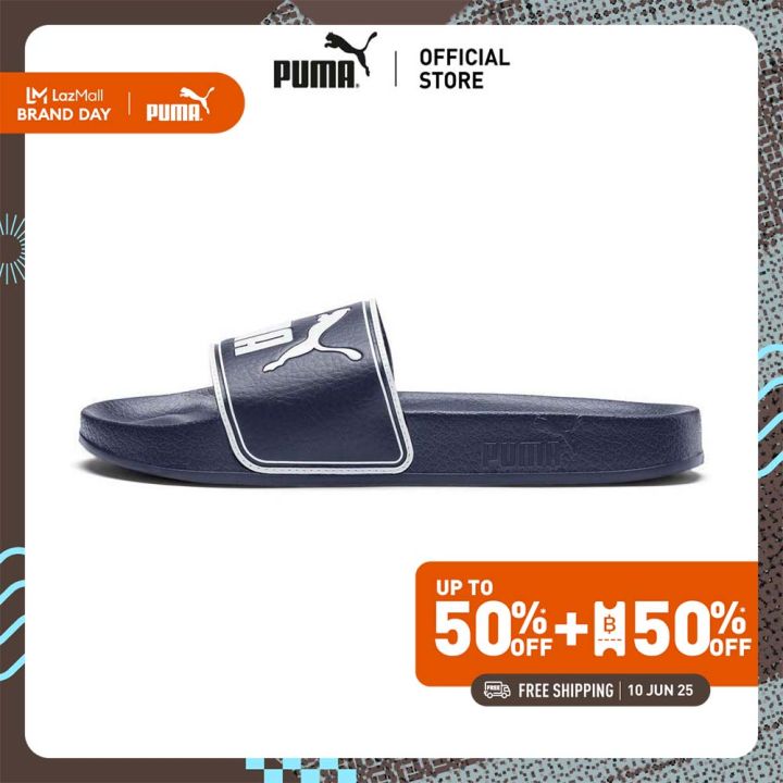 PUMA SWIMMING/BEACH - รองเท้าแตะ Leadcat Slide สีฟ้า - 36026302 ...