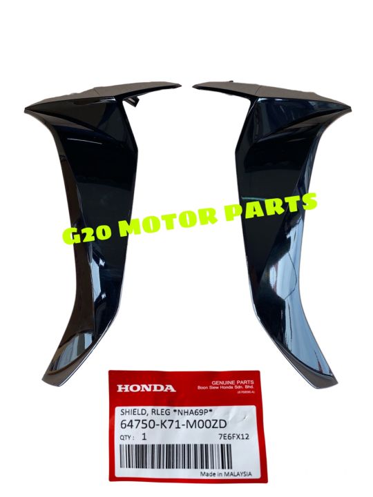 WAVE-CX V1 FRONT COVER SET BLACK ORIGINAL HONDA 100% | Lazada