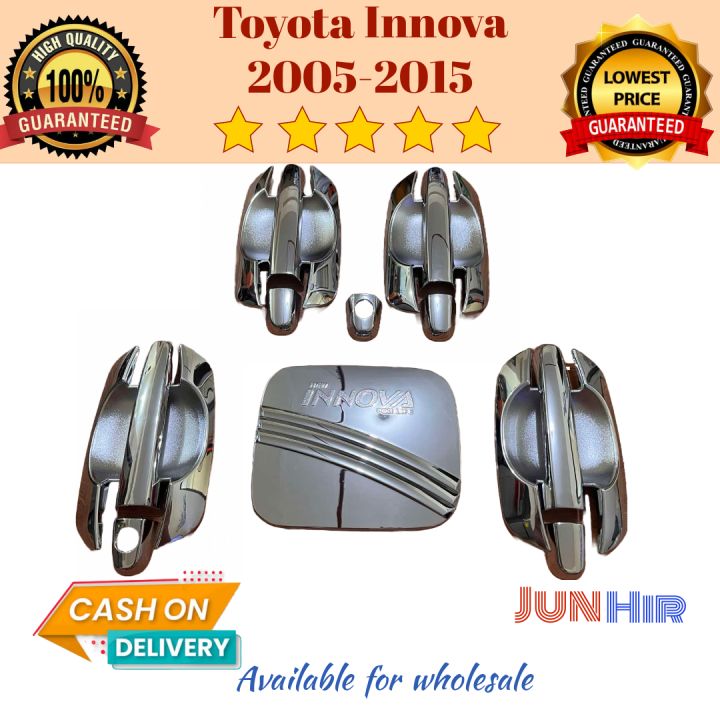 TOYOTA INNOVA DOOR HANDLE BOWL GAS TANK CHROME COVER 2005 2006 2007 ...