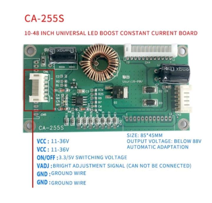 ชุดขับแบลคไลท์ทีวี10"-48"LCD LED CA255 | Lazada.co.th