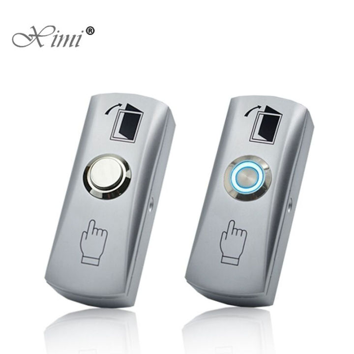 NO COM LED GATE DOOR Exit Button Exit Switch For Door Access Control System Door Push Exit Door ...
