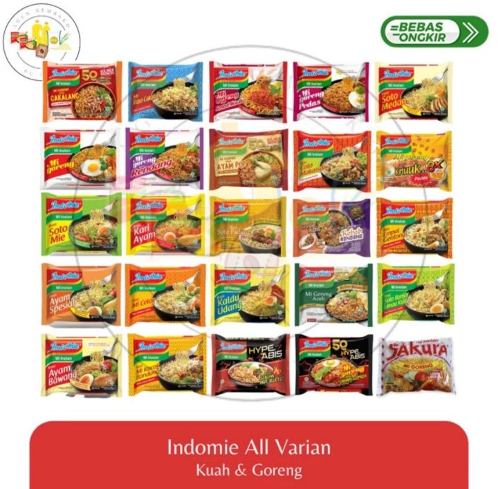 Indomie Goreng dan Kuah All Varian | Lazada Indonesia