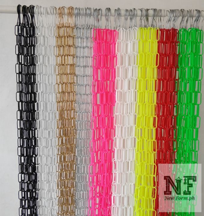 Metal and Plastic Loop Chain Hanger Colored Clothes Hanger | Lazada PH