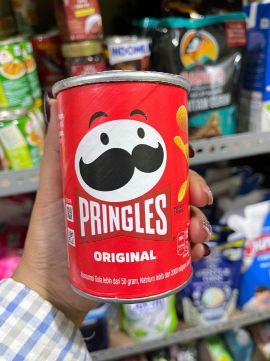 pringles keripik kentang original kaleng | Lazada Indonesia