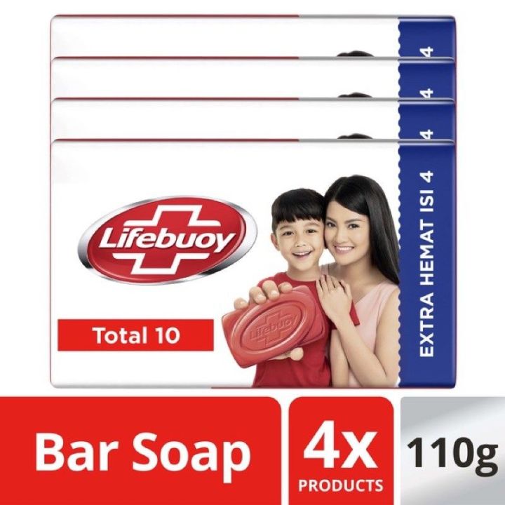 lifebuoy Sabun Batang Ukuran 100gr (ISI 4 PCS) / Sabun Mandi | Lazada ...