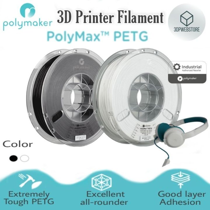 Polymaker PolyMAX PETG Jam-Free (1.75mm/2.85mm) 3D Printer Filament | Lazada PH