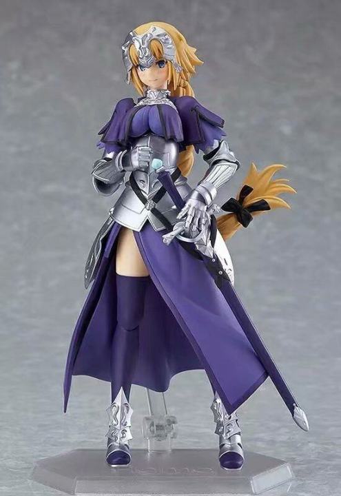 15CM Anime Figure Fate Stay Night Joan of Arc Battle Uniform Holding ...