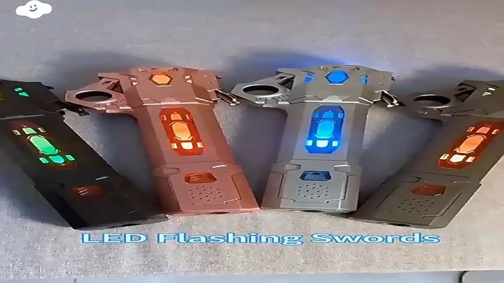 Children's toys Star Wars use light-up retractable flash sword color ...