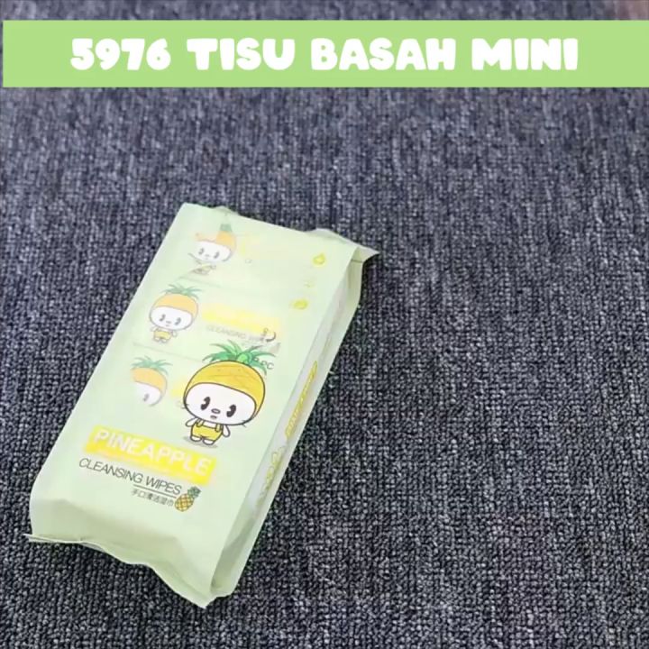 Harga Grosir - Tisu Basah Mini / Tisu Basah Karakter Lucu / Tisu Basah ...