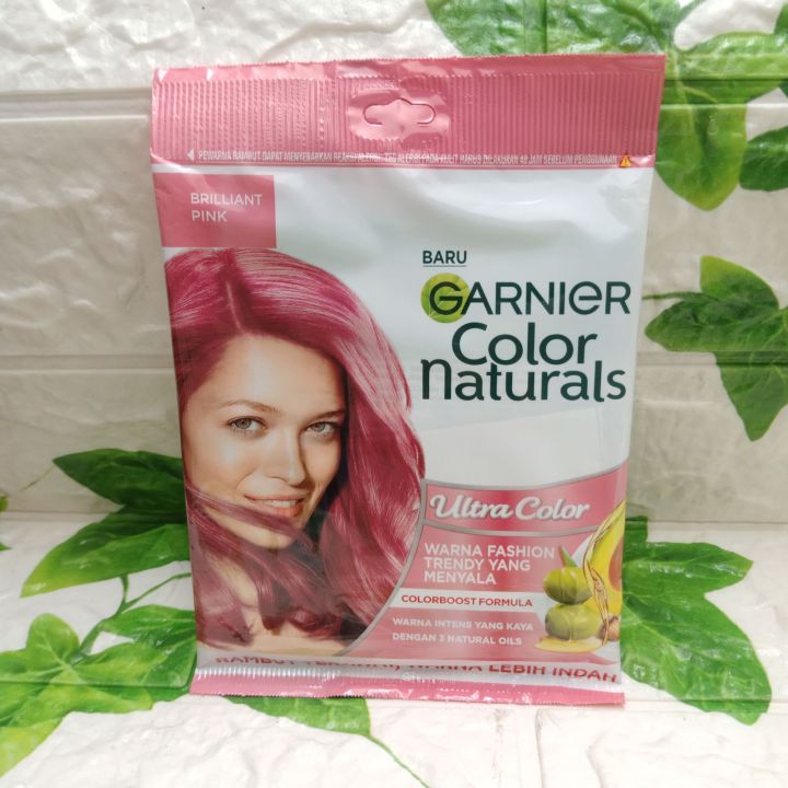 GARNIER COLOR NATURALS BRILLIANT CAT RAMBUT SACHET 30 + 30 ML | Lazada ...