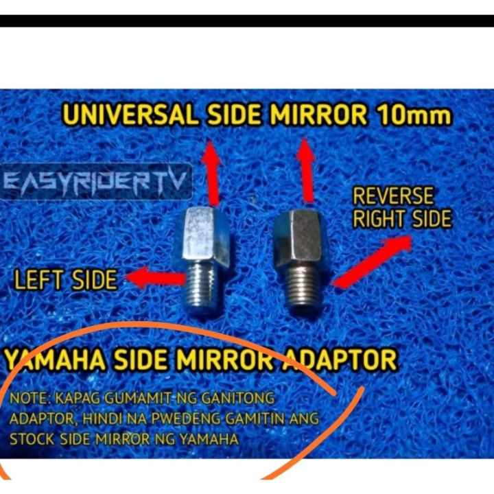 side mirror adapter adaptor for HONDA YAMAHA and SUZUKI | Lazada PH