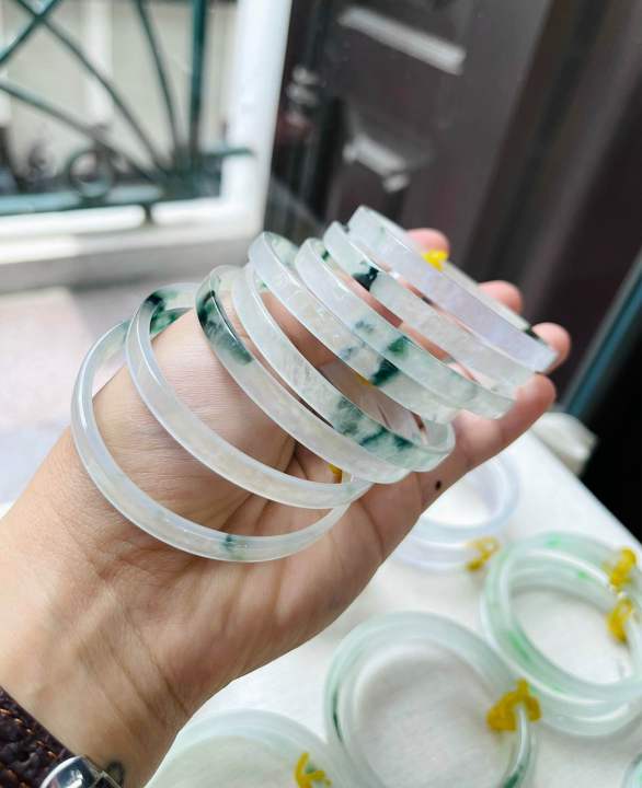 Vòng bản vuông đeo cặp Ngọc ja de bản 5mm độ dày 2.5mm | Lazada.vn