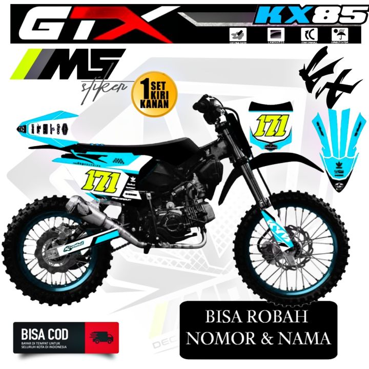 Decal Sticker Striping Variasi Fullbody Cross Trail Bebek Standar GTX ...