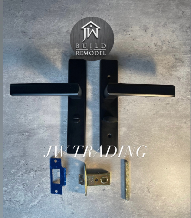 Square Handle (No Key) 110mm Thumb Turn 35mm Swing Door Lock Handle ...