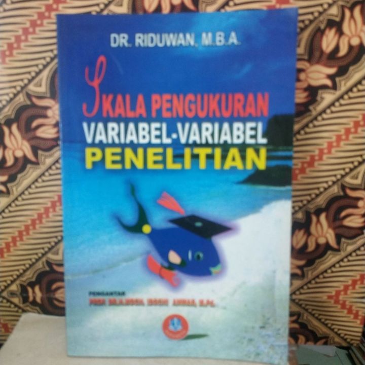 buku skala pengukuran variabel variabel penelitian. Ridwan | Lazada ...