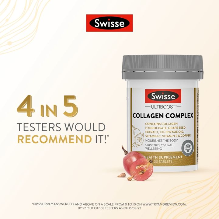 Swisse Beauty Collagen Complex 30 Tabs | Lazada