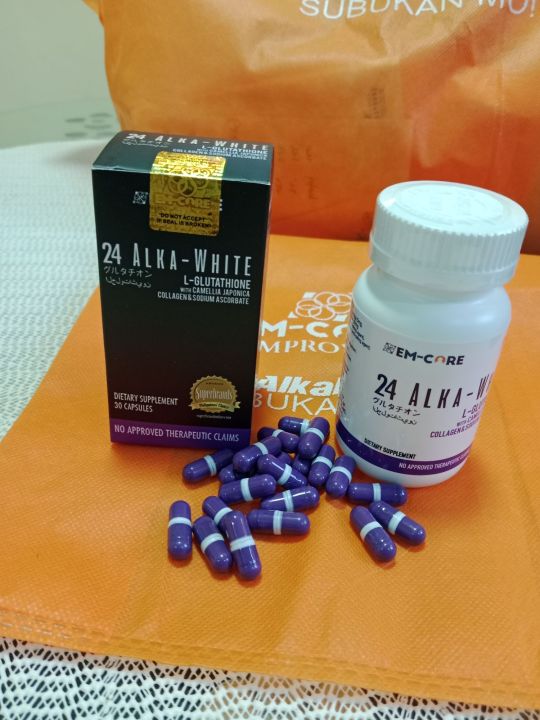24 ALKA-WHITE L-GLUTATHIONE | Lazada PH