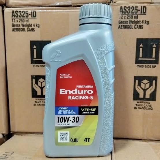 OLI PERTAMINA ENDURO RACING 4T 10W-40 SYNTHETIC OIL 1 LITER | Lazada ...