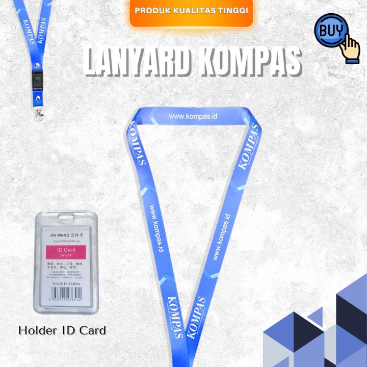 Lanyaard Tali ID Card KOMPAS | Lanyard KOMPAS | Tali ID Card KOMPAS ...