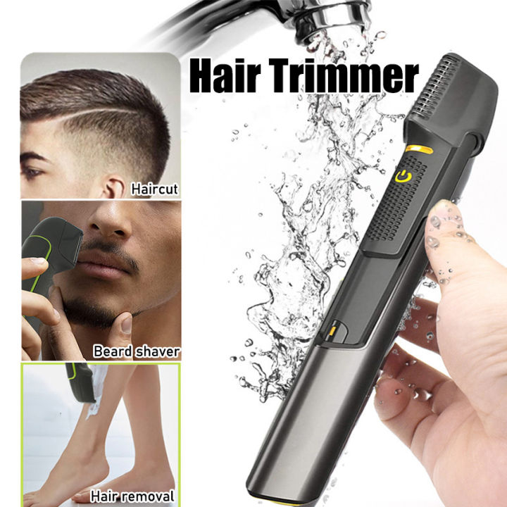 Handheld Titanium Body Hair Trimmer Professional Cutting Hair Male Body ...