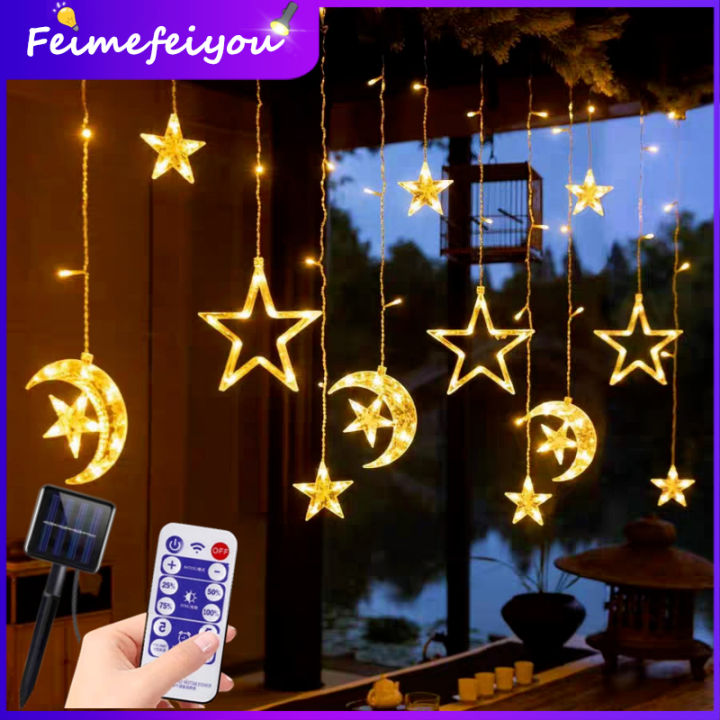 led solar raya light outdoor waterproof hari raya decorations led strip ...