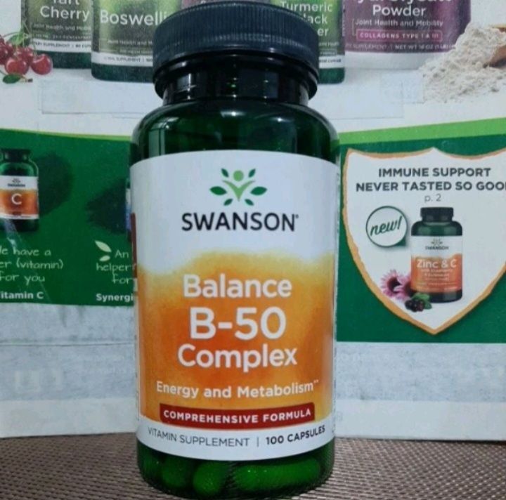 Balance B-50 Complex Vitamin B-50 100 capsules EXPIRY: June 2025 ...
