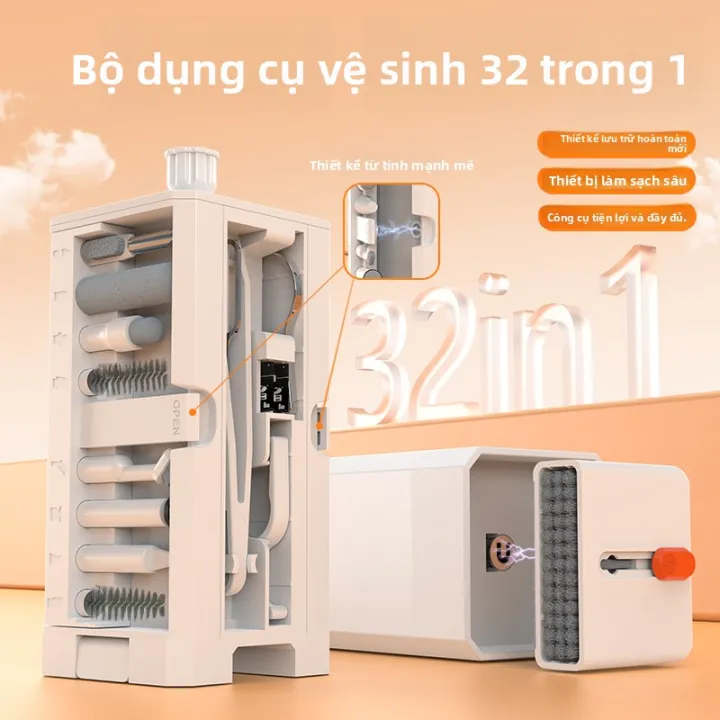 RQZN | Bộ Cọ Vệ Sinh Đa Năng cho Laptop, Bàn Phím, Điện Thoại, Máy Ảnh ...