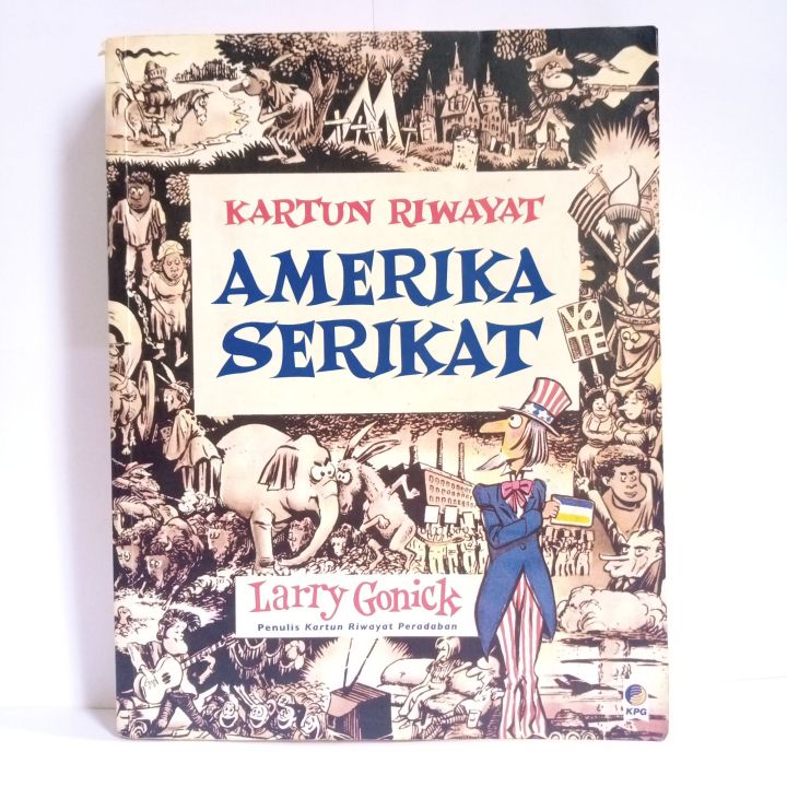 Kartun riwayat Amerika Serikat larry gonick | Lazada Indonesia