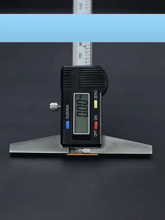 Digital Depth Caliper Electronic Depth Gauge Caliper Depth Rule (200mm ...