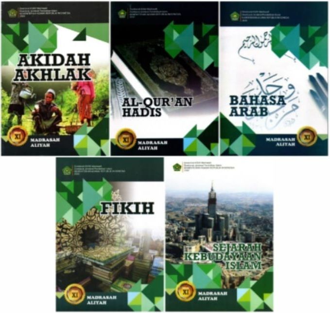 BUKU PAKET SISWA KELAS 11 MA TERLENGKAP, B.ARAB, FIKIH, AKIDAH AKHLAK DLL | Lazada Indonesia