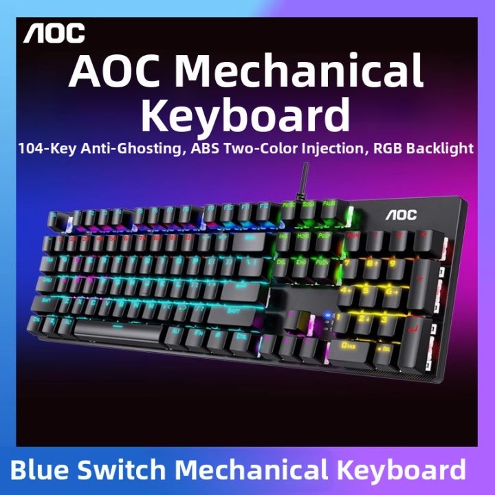 AOC | Gaming and Office Use Mechanical Keyboard Wired | Lazada PH
