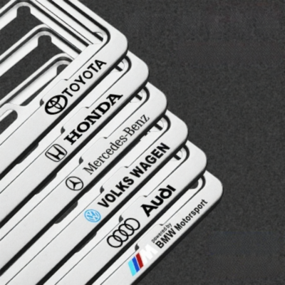 Thickened Aluminum Alloy Car License Plate Frame Protection Bracket ...