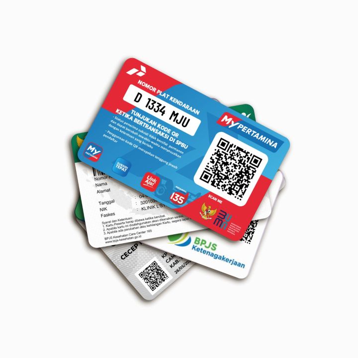 Cetak Kartu HPAI HNI Mudah Dibawa Seukuran ID Card Bahan PVC Kuat Super ...