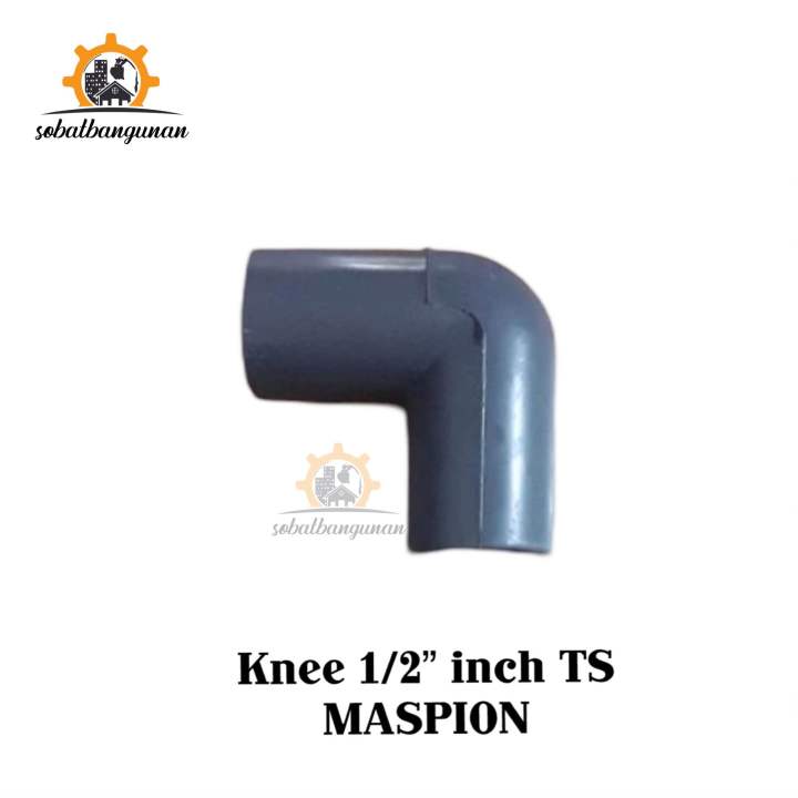 Knee PVC 1/2” inch MASPION TS / Fitting Pipa Elbow / Keni 1/2 dim ...