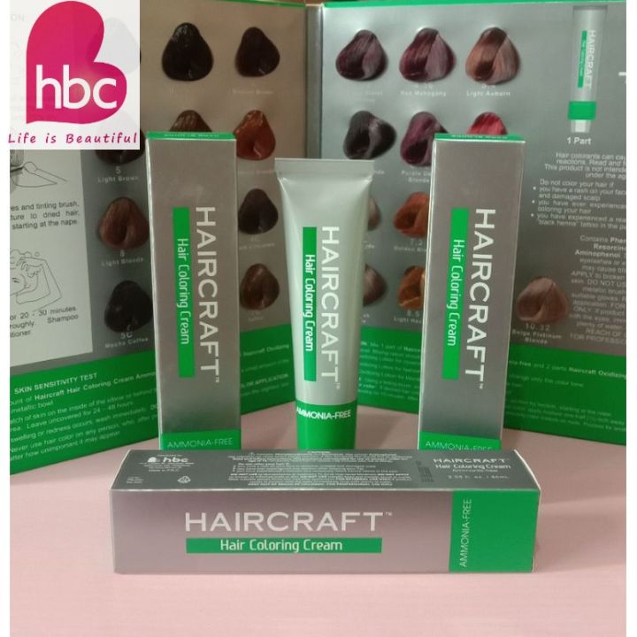 -SALE-Hbc HairCraft Ammonia-free Hair Coloring Cream 60ml | Lazada PH